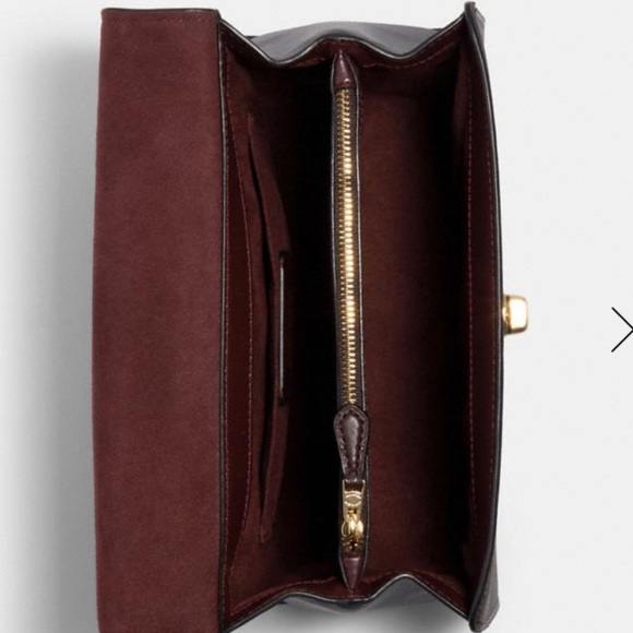 Coach | Bags | Coach Tilly Top Handle Satchel In Brown Black | Poshmark